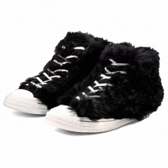 Converse | Shoes | Converse Chuck 7 Fuzzy High Sneakers Womens Shoes ...